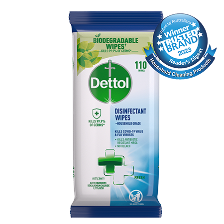 Dettol Biodegradable Fresh Wipes 110 Pack Dettol AU